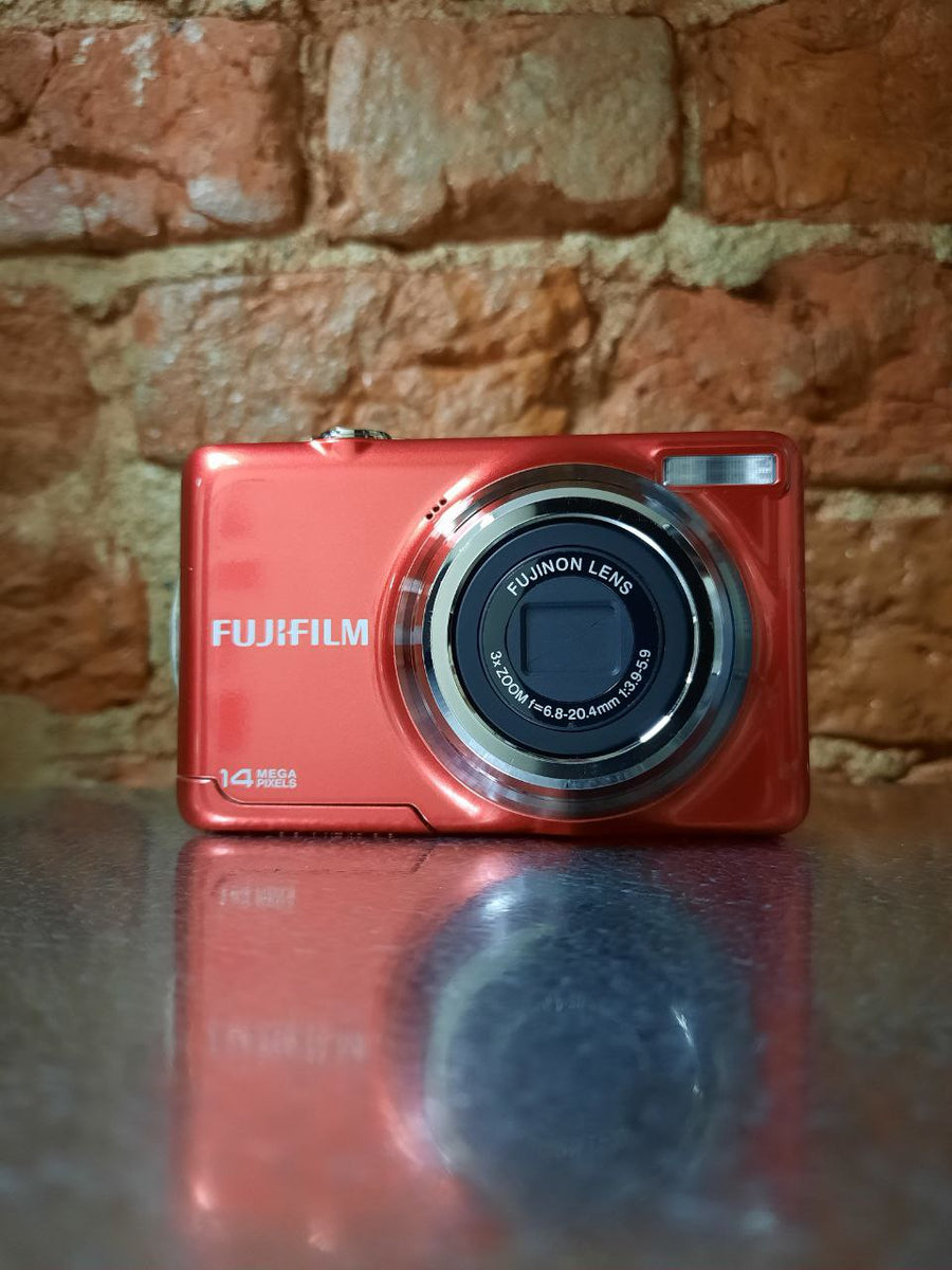 Fujifilm FinePix JV-300 красный цифровой фотоаппарат – Retrocam