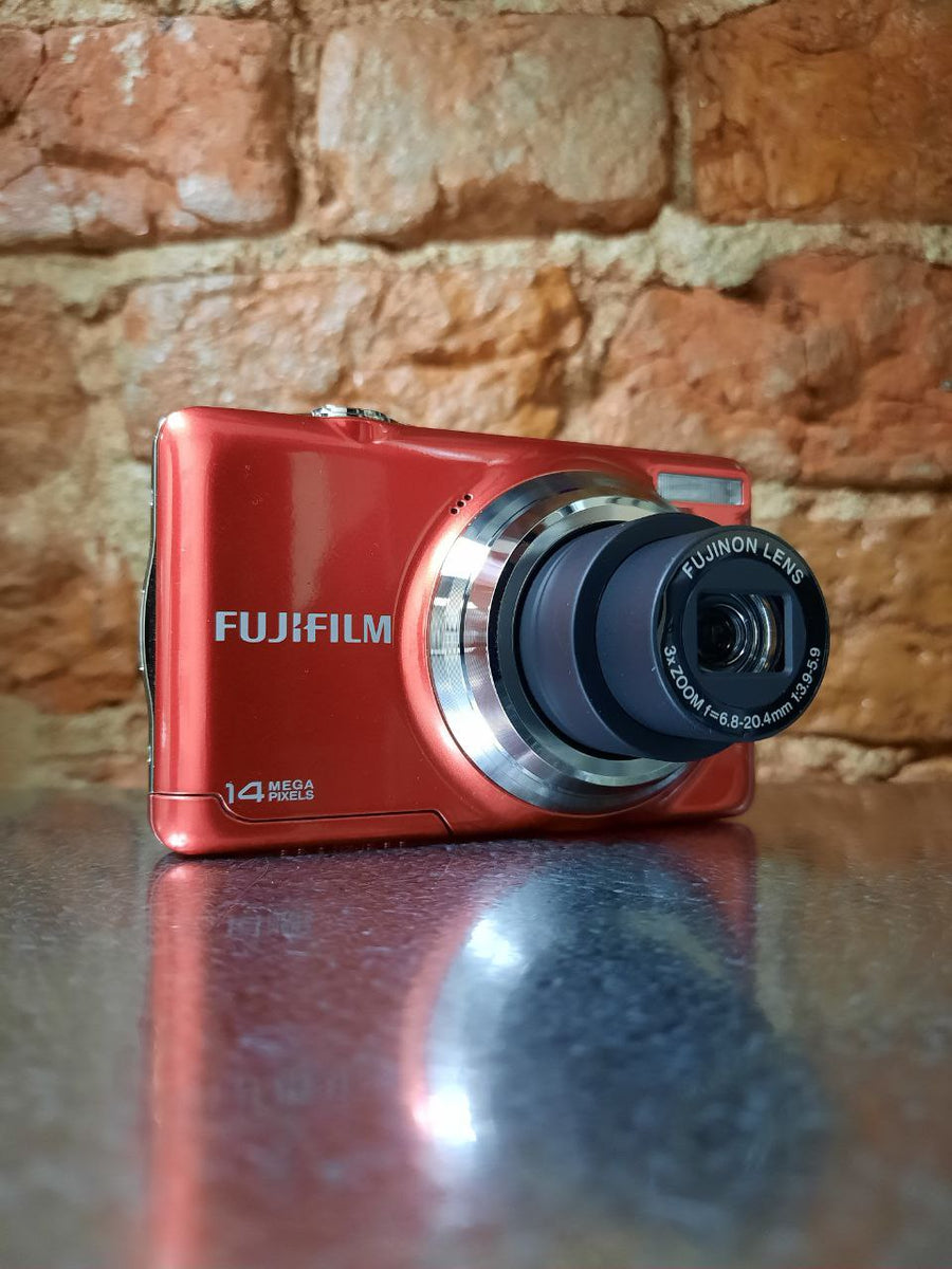 Fujifilm FinePix JV-300 красный цифровой фотоаппарат – Retrocam