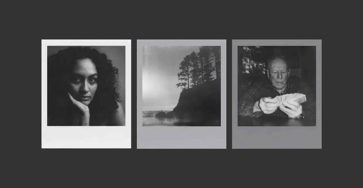 Кассета Polaroid 600 чб монохромные рамки – Retrocam