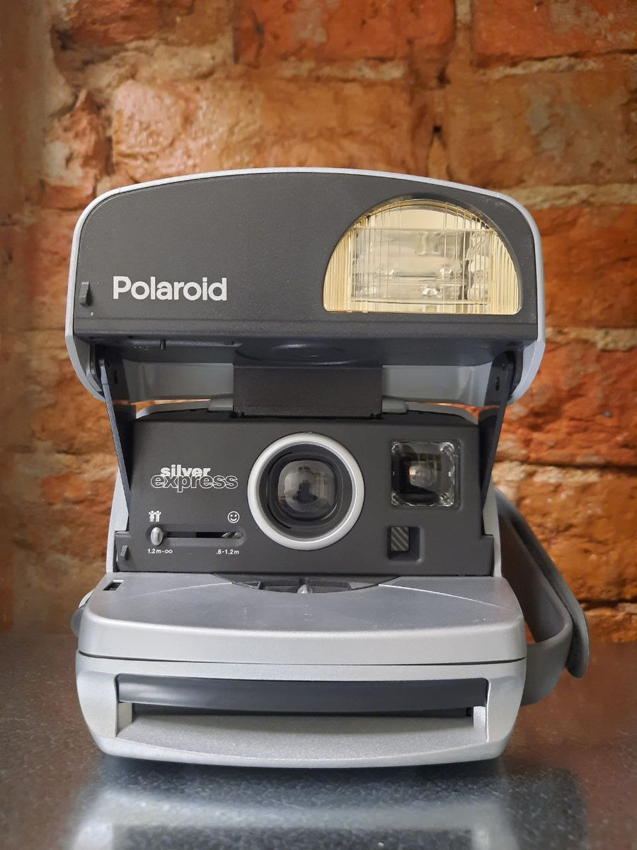 Polaroid Silver Express 600 ретро фотоаппарат – Retrocam